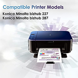 WX-104 Compatible Waste Toner Box Replacement for WX104 A7XWWY2 Waste Toner Container for Konica Minolta bizhub 227 287 Printers (1 Pack)