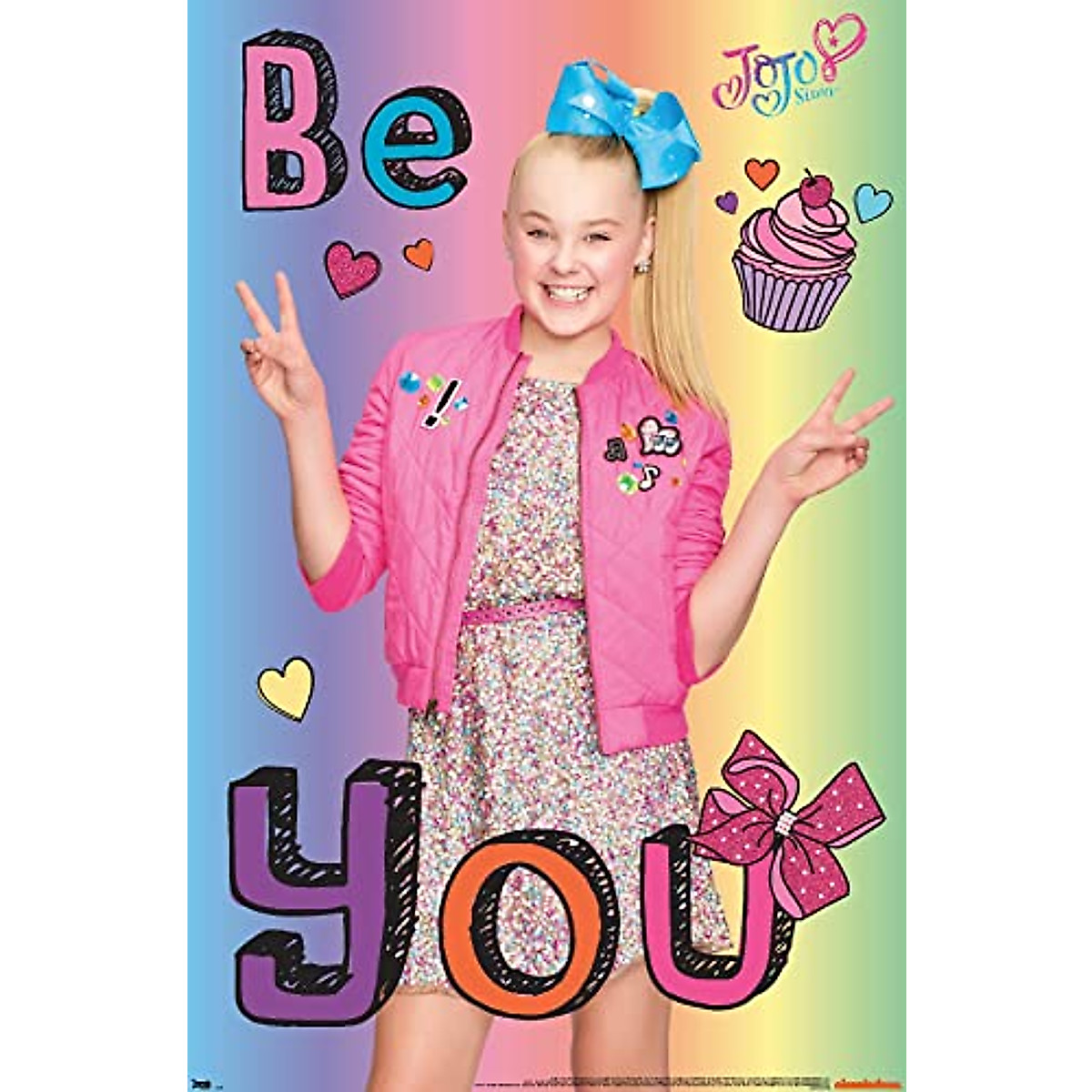 Trends International JoJo Siwa - Be You Wall Poster, 22.375" x 34", Unframed Version