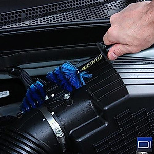 EZ Detail Brush Little - Wheel Rim Cleaner for Cars, Bike, Trucks, Motorcycle, and Other Vehicles. Non-Scratch Auto Detailing Tool, Easily reaches Nook and Crannies