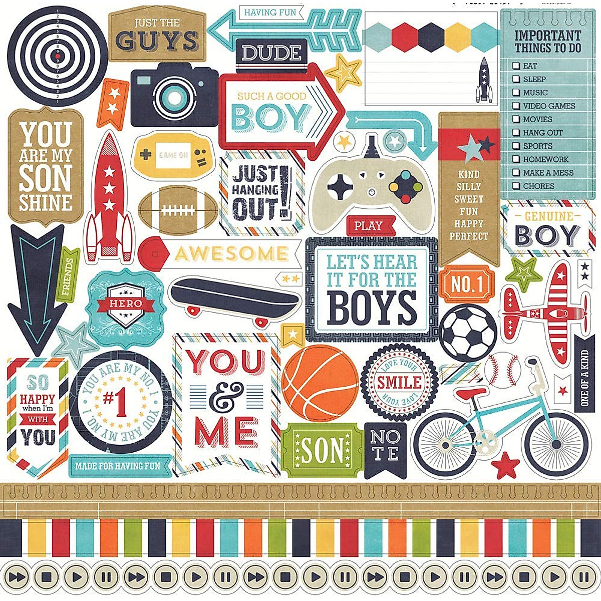 Echo Park Paper Company TMB60016 That's My Boy Kits