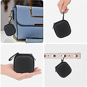 Canboc Hard Case for New Bose QuietComfort Earbuds II Noise Cancelling in-Ear Wireless Bluetooth Headphones, Mesh Bag fits USB-C Charging Cable, Ear Tips, Black