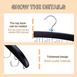 1PC Bra-Hanger-Space-Saving for Closet, Tank-Top-Hanger Stackable with 360°Rotating Hook,Closet-Organizer and Storage Hold Up 14 Bras-Camisoles-Ties-Swimsuits-Strappy-Dress