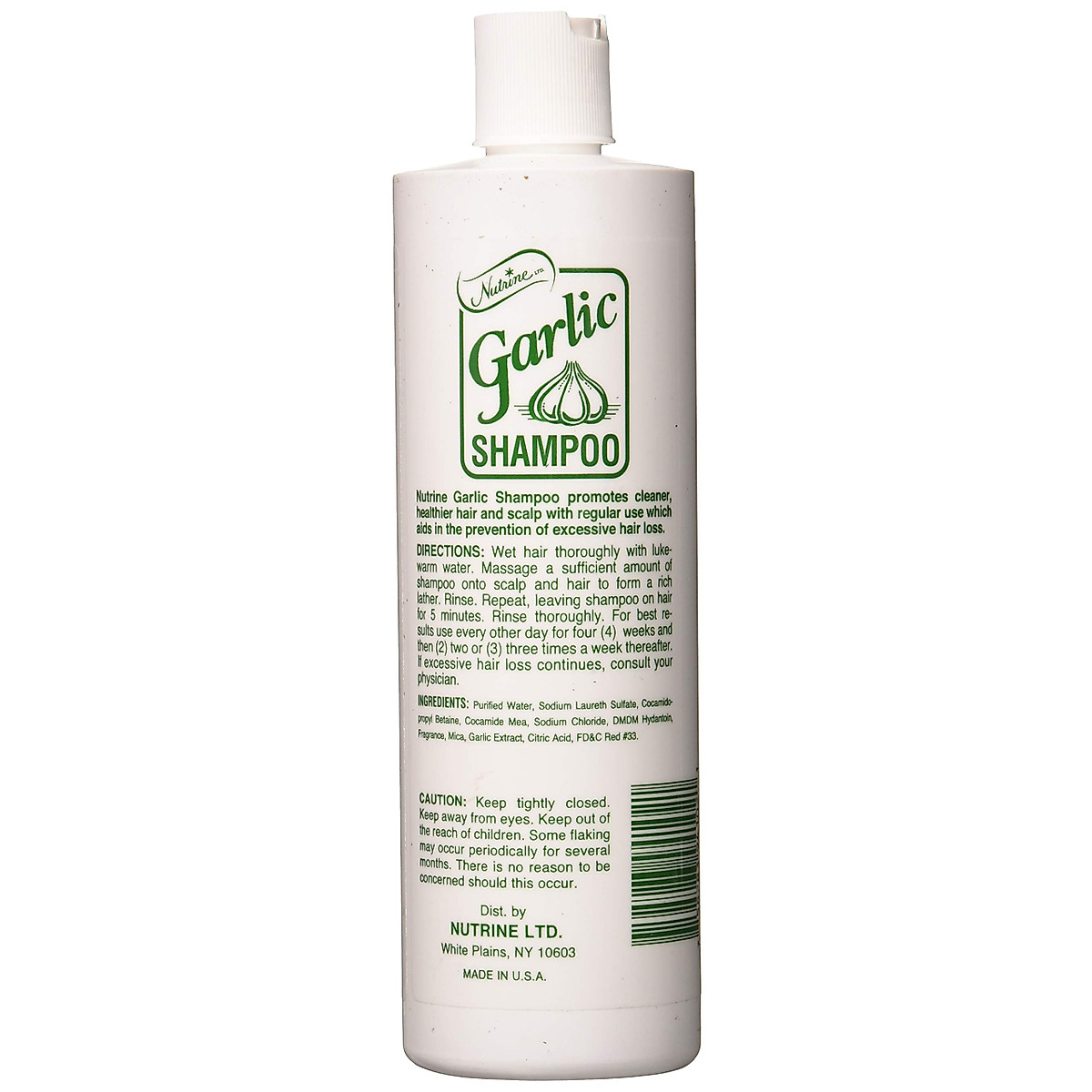 Nutrine Garlic Shampoo 16 oz. Unscented