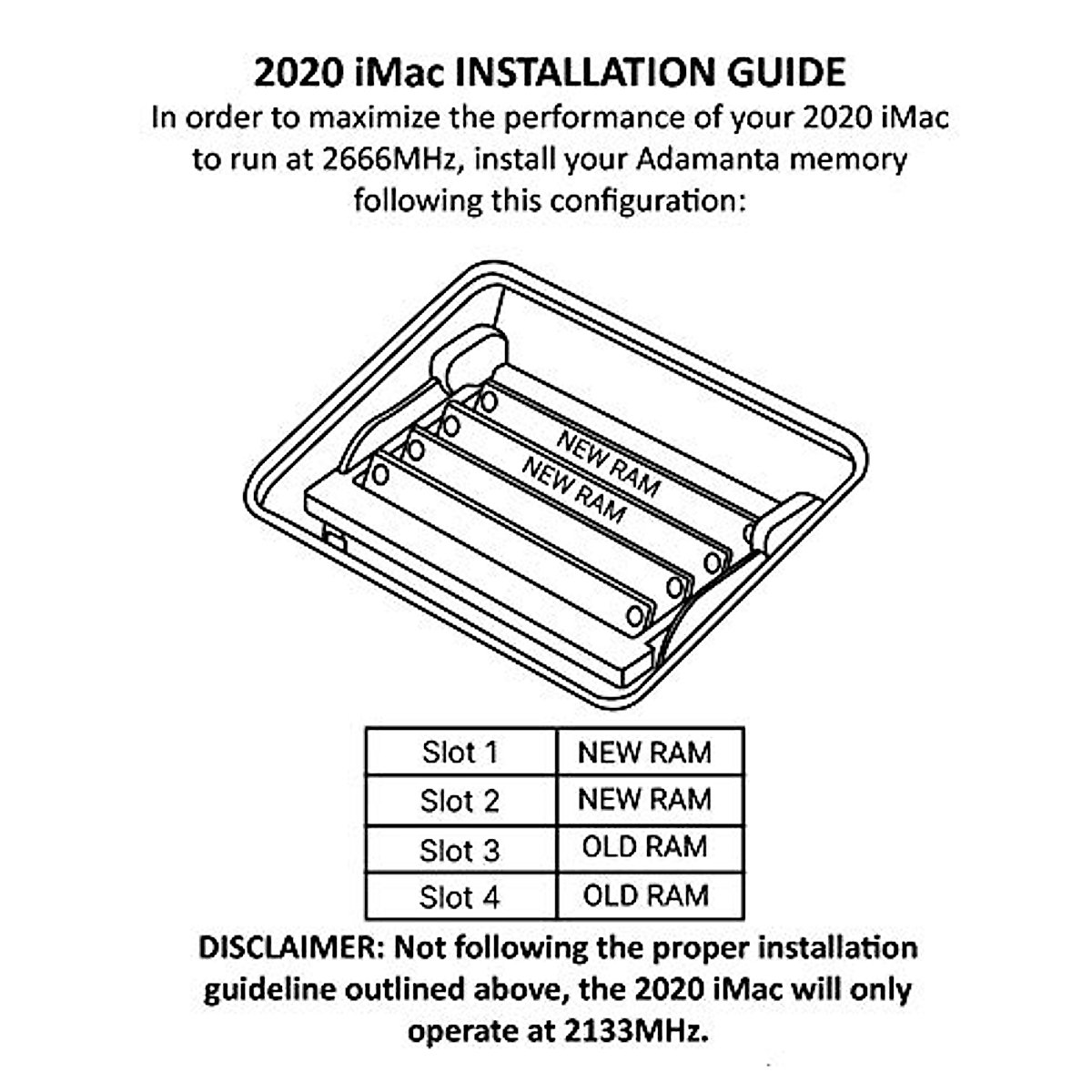 Factory Original 64GB (2x32GB) Memory Upgrade for 2020 & 2019 Apple iMac 27" w/Retina 5K Display & 2018 Apple Mac Mini DDR4 2666Mhz PC4-21300 SODIMM 2Rx8 CL19 1.2v RAM Adamanta