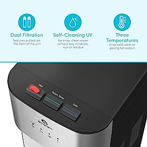 Avalon A25 Self Cleaning Bottleless Water Cooler Dispenser, UL/NSF, Stainless Steel, Full Size