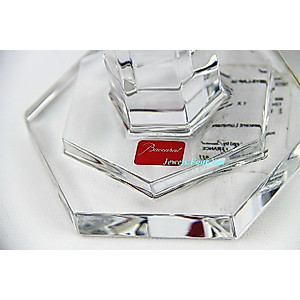 BACCARAT 20" X 6 1/4" Abysse LAMP White Shade RED Wire Made in France