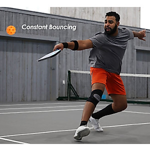 JoncAye Pickleball-Balls 6 Pack, Orange Indoor-Pickleballs USAPA Compliant, Pickle-Balls with Bag, Accessories for Pickleball-Paddle-Set, Gifts for Pickleball Lovers