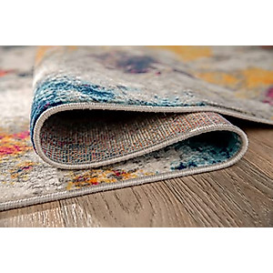 Rugshop Sky Collection Modern Abstract Area Rug - 3'3" x 5' Multi