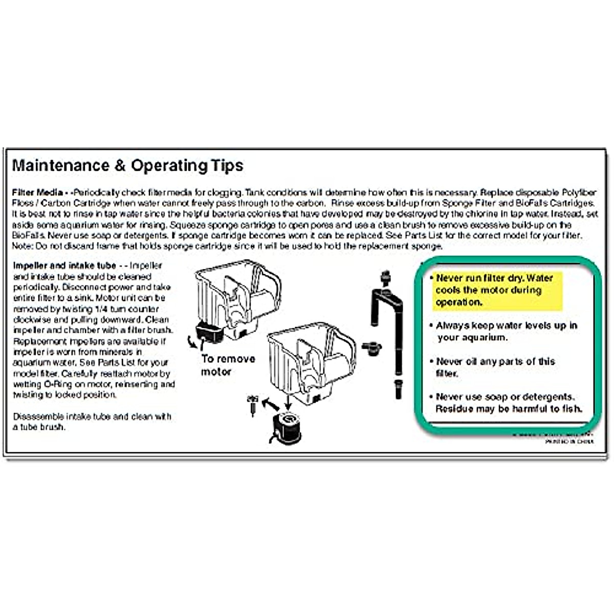 Penn-Plax Cascade 300 Power Filter – Hang-On Filter with Quad Filtration – Great for Freshwater and Saltwater Setups