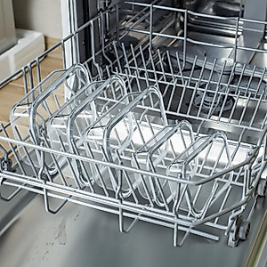 Glotoch 10 Pack Glass Food Storage Containers with Lids Reusable, Ultra Thick Borosilicate Glass Containers for Meal Prep/Lunch, Dishwasher/Microwave/Oven/Freezer Safe, Grey