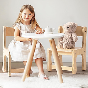 ROBUD Wooden Toddler Chair Wood, Kids Chair Set of 2, Sturdy Kids Chairs for Toddlers for Children Aged 3+, 250 Lbs Capacity Each Count