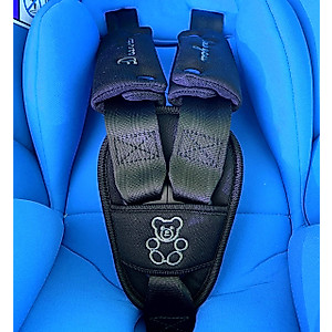 Easicozi Shoulder Crotch Pad Set Compatible with Infant Seat Stroller High Chair, Harness & Strap Comfort Cushion (Small)