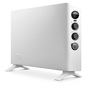De'Longhi Slim Style Convection Panel Heater, Full Room, Quiet 1500W, portable electric heater,Freestanding/easily Wall mounted, quick heat distribution, Thermostat, Timer, HSX3315FTS