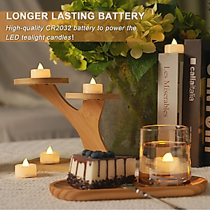 BEICHI 100-Pack Flameless LED Tea Light Candles Bulk, Warm White Battery Operated Votive Tealight Little Candles, Small Electric Fake Tea Candles for Holiday, Wedding, Parties