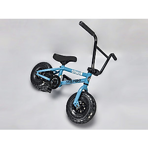 Rocker BMX Mini BMX Bike iROK+ Spotty RKR - Blue Mini BMX Freestyle Bicycle
