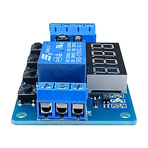 Digital 12V LED Display Timer Automation Delay Relay Programmable Module Switch