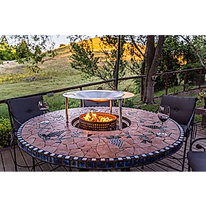 HeatSaver AL28 - Fire Pit Heat Deflector/Reflector and Cover