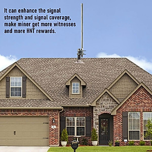 915Mhz HNT Bobcat Miner Antenna,Omni-Directional,10dbi 35inch.Waterproof, 3 Meters RG58,RP-SMA Adapter