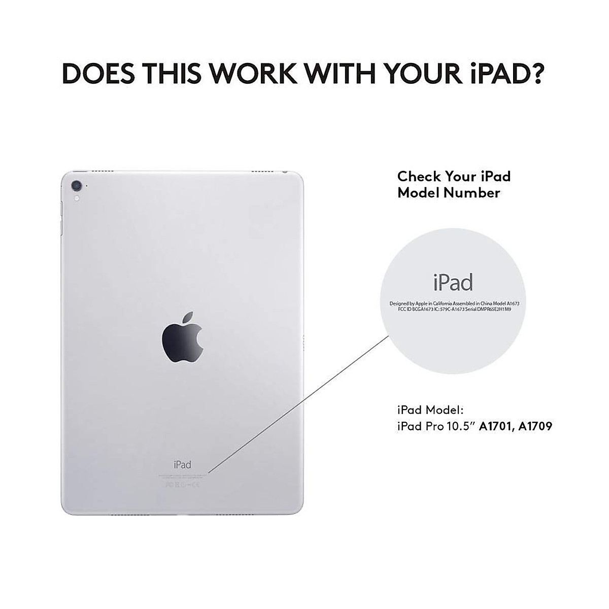 Logitech Slim Combo Case with Detachable Backlit Bluetooth Keyboard for iPad (5th & 6th Generation), Black