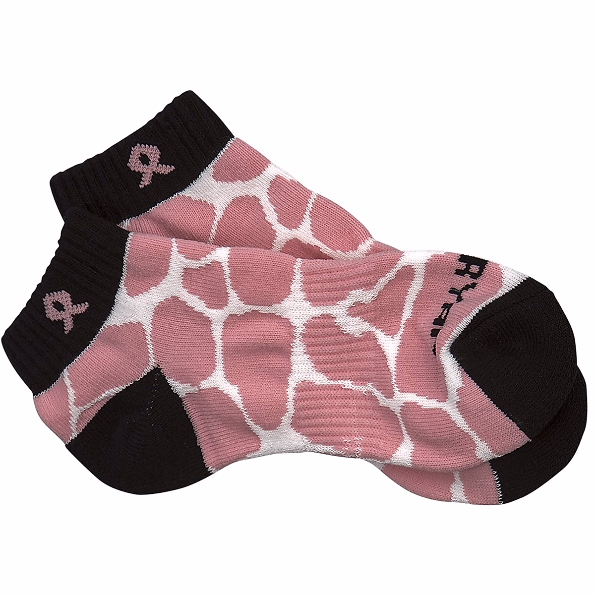 Paul Bryan Pink Ribbon Breast Cancer Awareness Socks (Cotton, Pink)
