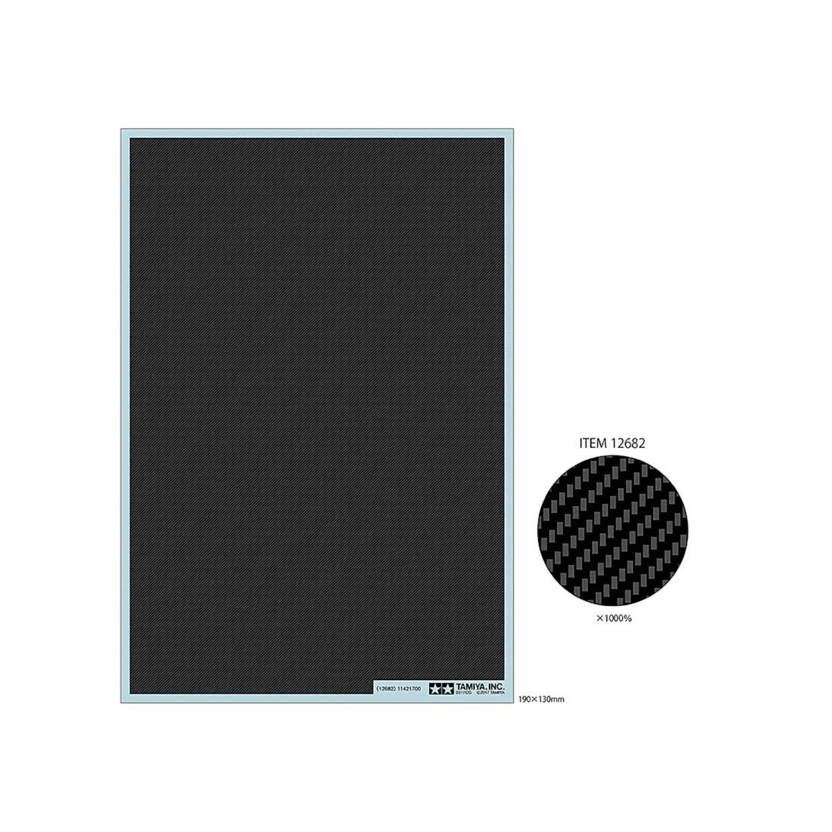 TAMIYA 12682 1:6/1:12/1:24 Carbon Decor Twill/Ex.Fine Model Building, Crafts, Hobby, Gluing, Accessories, Part