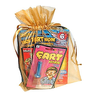 Twisted Anchor Trading Company Practical Joke Gifts 7 Pc Stocking Stuffers for Kids w Joke Jelly Beans, Gag Gifts, Jokes & Free Brochure