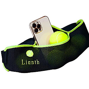 Lianth Tennis Ball Band for Holding Tennis Balls and Pickleballs Running Waist Bag for Women Men Kids…