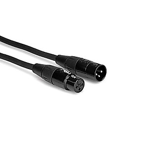 Hosa HMIC-025 REAN XLR3F to XLR3M Pro Microphone Cable, 25 Feet
