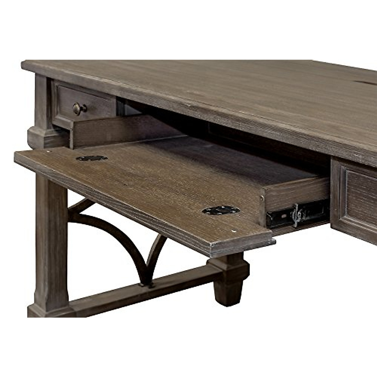 Martin Furniture Writing Desk, Weathered Dove