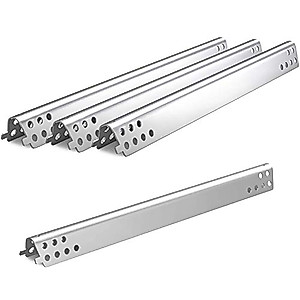 SHINESTAR 17" Heat Tents Replacement for Char-Broil Performance Series Gas Grills, Stainless Steel, Set of 4