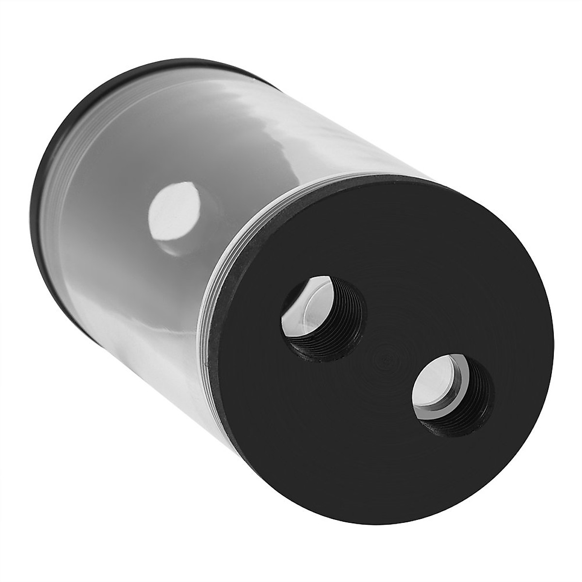 PC Water Pump,Computer Liquid Water Cooling Radiator Acrylic Cylinder Water Reservoir,Full Open Design Noise Reduction Water Cooling