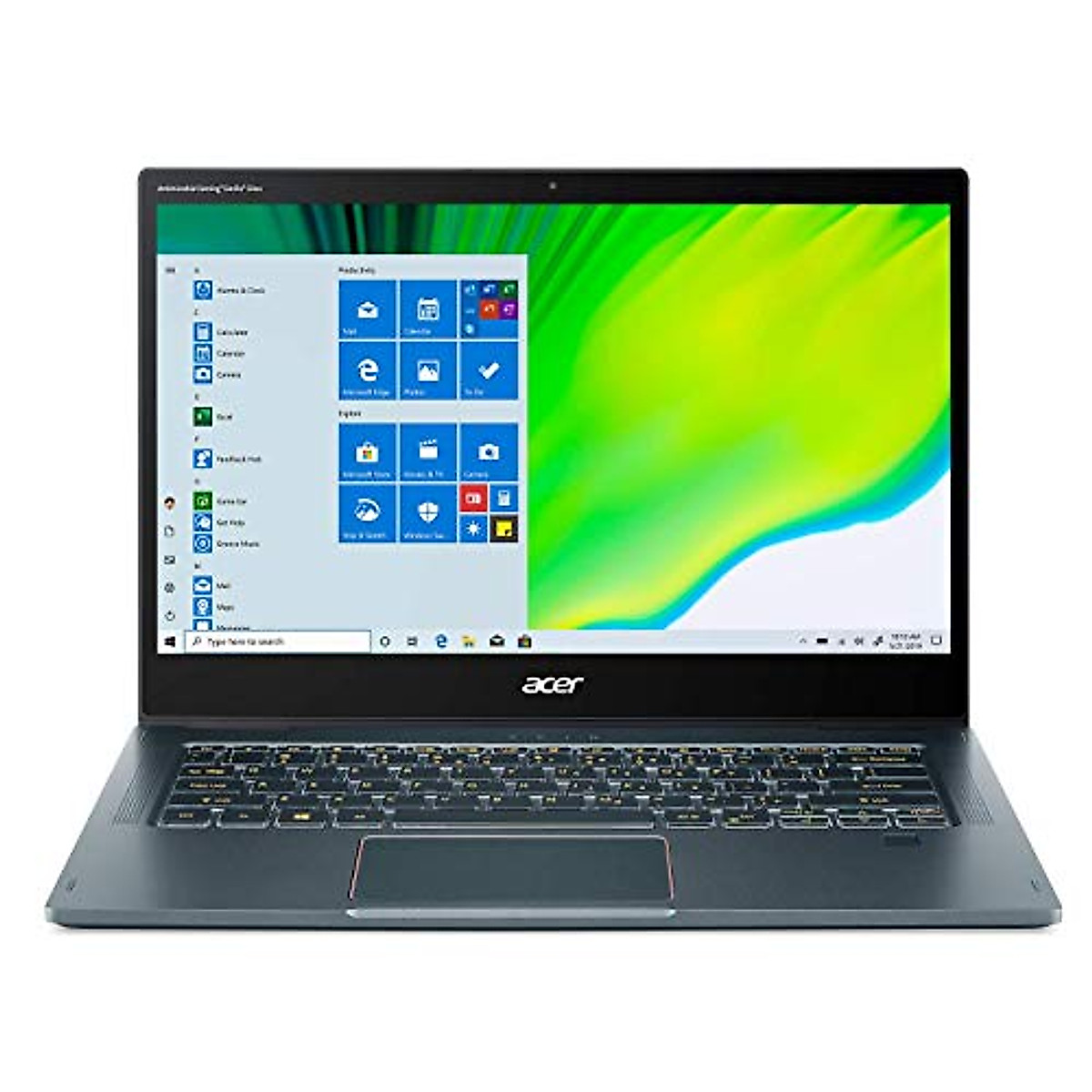 Acer Spin 7, 14" FHD Touch Display, Qualcomm Snapdragon 8cx Gen 2 5G Compute Platform, 8GB LPDDR4X, 512GB Universal Flash Storage, 5G, 4G LTE, Wi-Fi, Backlit KB, FPR, Antimicrobial, SP714-61NA-S1QA