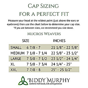 Mucros Men's Flat Cap Patchwork 100% Wool Made in Ireland Small