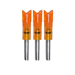 Lumenok 2219 Crescent Bolt End (3-Pack), Red