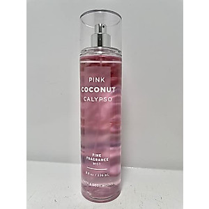 Bath and Body Works PINK COCONUT CALYPSO Fine Fragrance Mist 8 Fluid Ounce (2018 Edition)