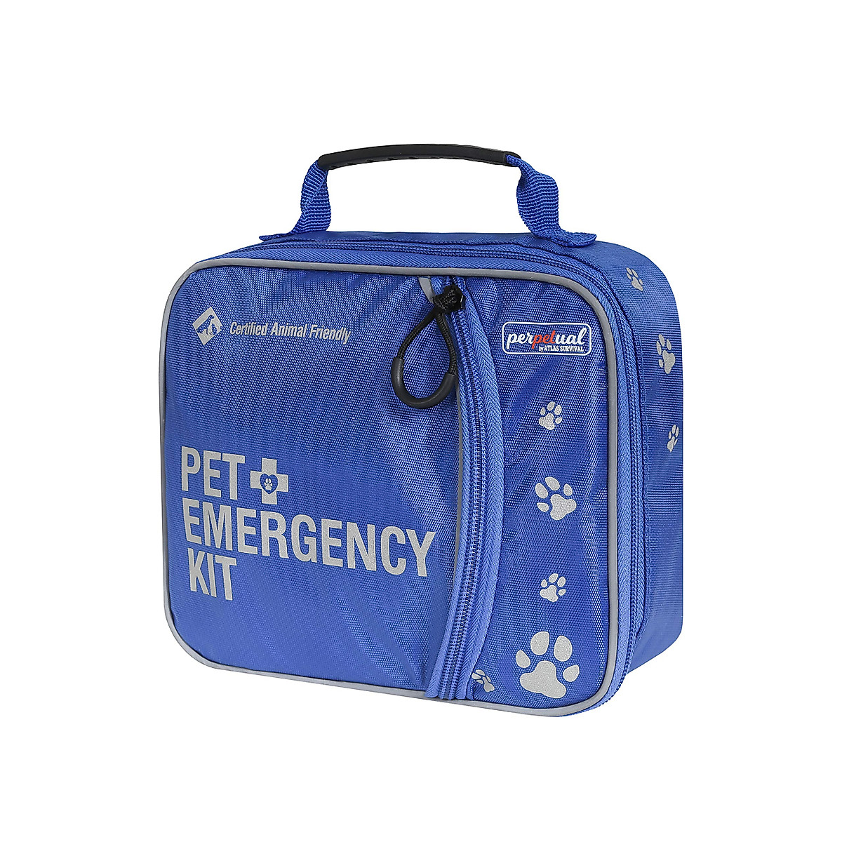 Perpetual Pet First Aid Kit with Vet Wrap, Styptic Powder, Bitter Spray & Veterinary Splint. Ideal for Hiking, Travelling, Camping, Outdoor & Indoor Activities