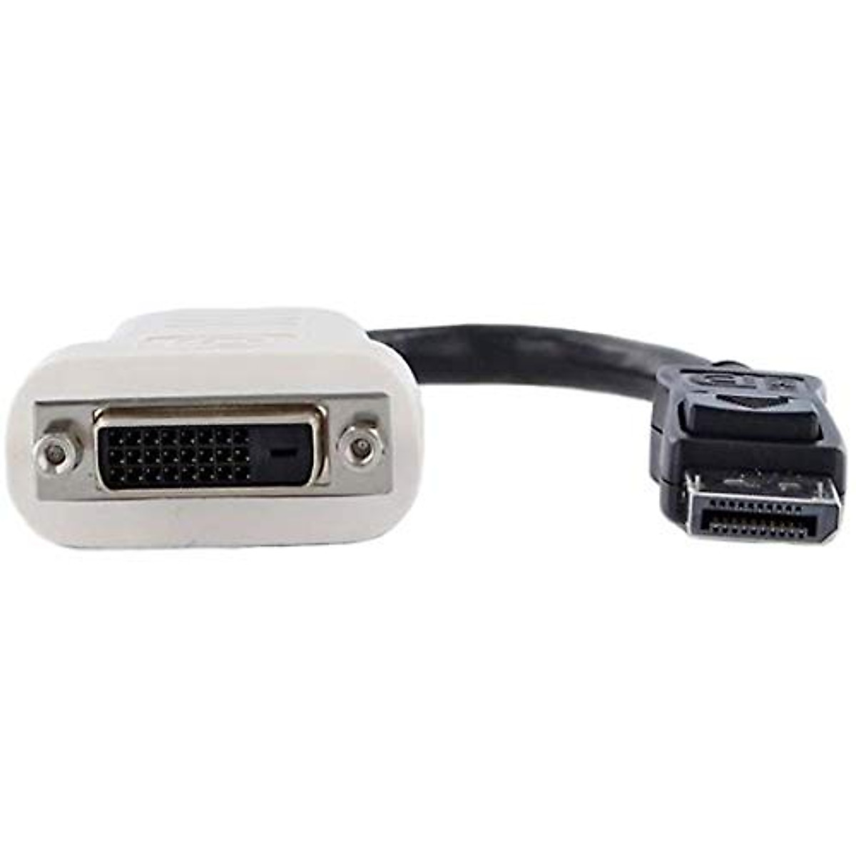 StarTech.com DisplayPort to DVI Adapter - DisplayPort to DVI-D Adapter/Video Converter - 1080p - DP 1.2 to DVI Monitor/Display Cable Adapter Dongle - DP to DVI Adapter - Latching DP Connector (DP2DVI)