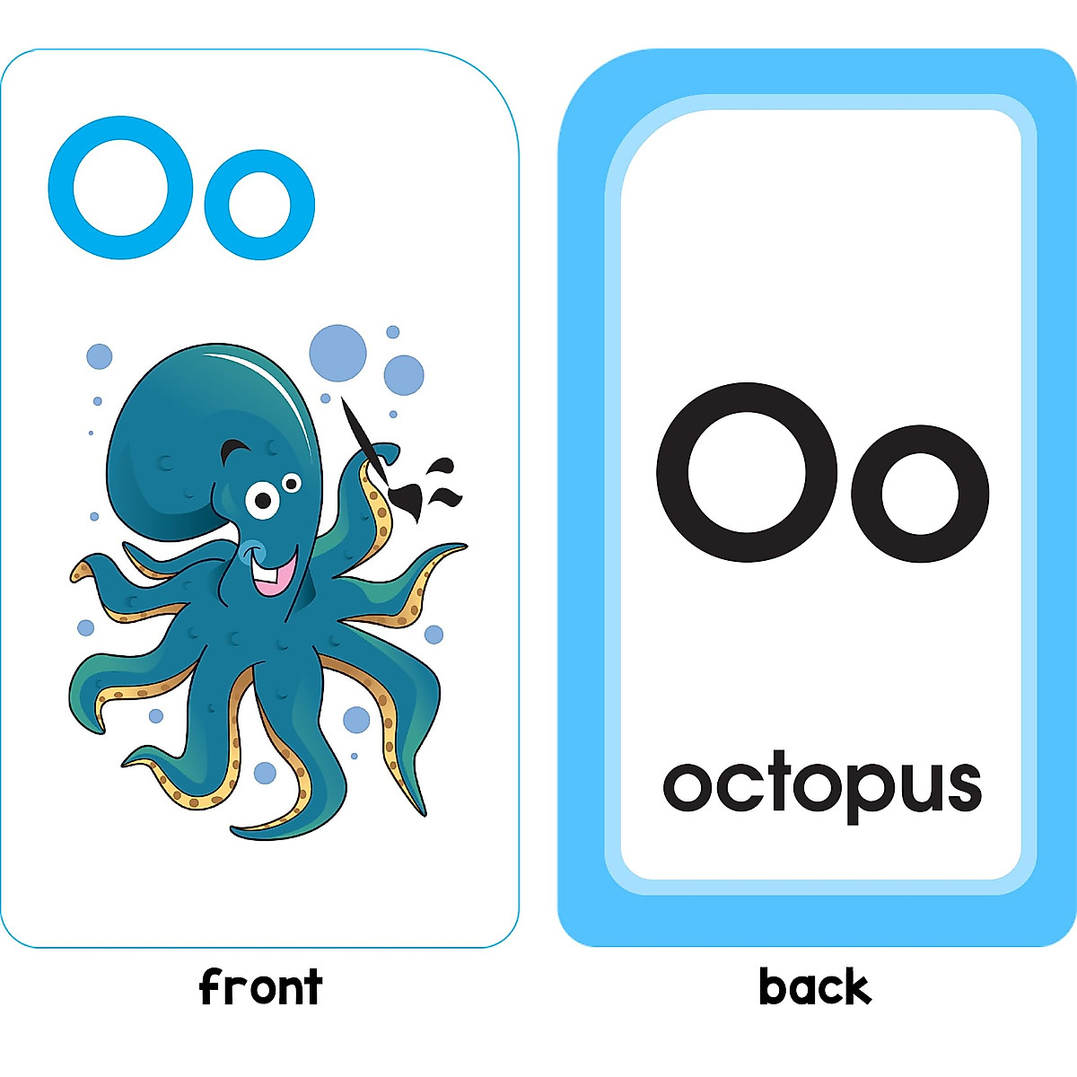 School Zone - Alphabet Fun Flash Cards - Ages 4 to 6, Preschool to Kindergarten, ABCs, Uppercase and Lowercase Letters, Spelling, and More