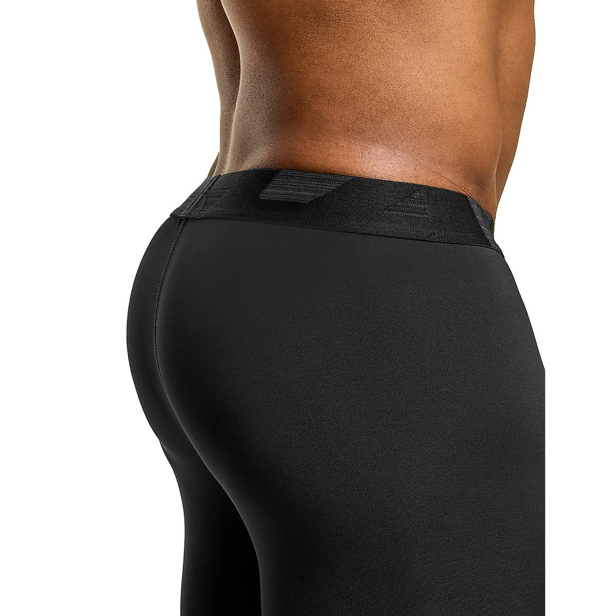 TSLA Men's Compression Pants, Cool Dry Athletic Workout Running Tights Leggings with Pocket/Non-Pocket, Hyper Control Pants Black, Medium