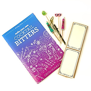 DIY COCKTAIL BITTERS Making Kit - Grow and Make Mixology Series color changing cocktails and customized mocktails become Your Own Drink Master