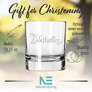 National Etching The Godfather Whiskey Glass