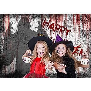Happy Halloween Backdrop Nightmare Before Christmas Background Scary Ghost Party Decorations for Kids Photography Pictures 7X5FT 072