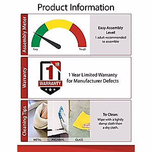 Novogratz Athena Computer Desk with Storage, White Marble