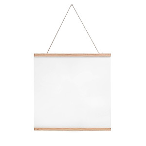 Deny Designs Kangarui Happy Hippo Blue Art Print & Hanger, 12" x 12"