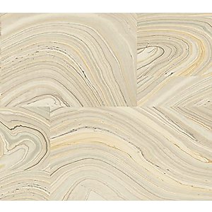 Decor Direct Frisco 20' L x 27" W Onyx Peel and Stick Wallpaper