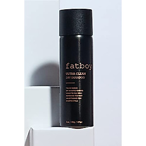 Fatboy Hair Ultra Clean Dry Shampoo, Oil Absorbing and Refreshing, Dry Hair, 1 Oz.