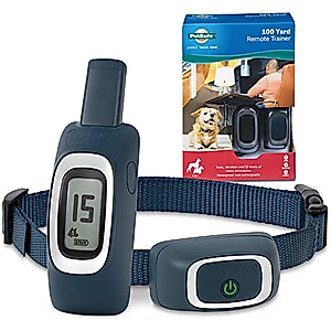 PetSafe 300 Yard Remote Training Collar – Choose from Tone, Vibration, or 15 Levels of Static Stimulation – Medium Range Option for Training Off Leash Dogs – Waterproof and Durable – Rechargeable