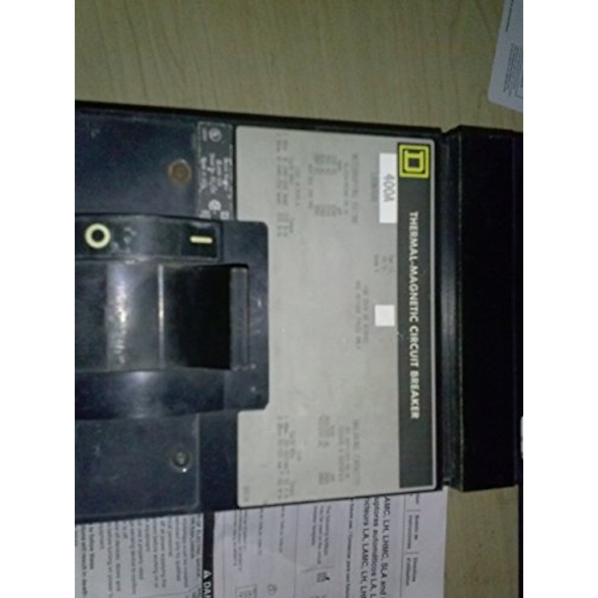 SCHNEIDER ELECTRIC 600-Volt 400-Amp LA36400 Molded Case Circuit Breaker 600V 400A