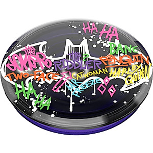 PopSockets Translucent Phone Grip with Expanding Kickstand, PopSockets for Phone, DC Comics - Distressed Batman