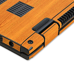 Skinomi Light Wood Full Body Skin Compatible with Toshiba Satellite Radius (2015, 14 inch)(Full Coverage) TechSkin with Anti-Bubble Clear Film Screen Protector